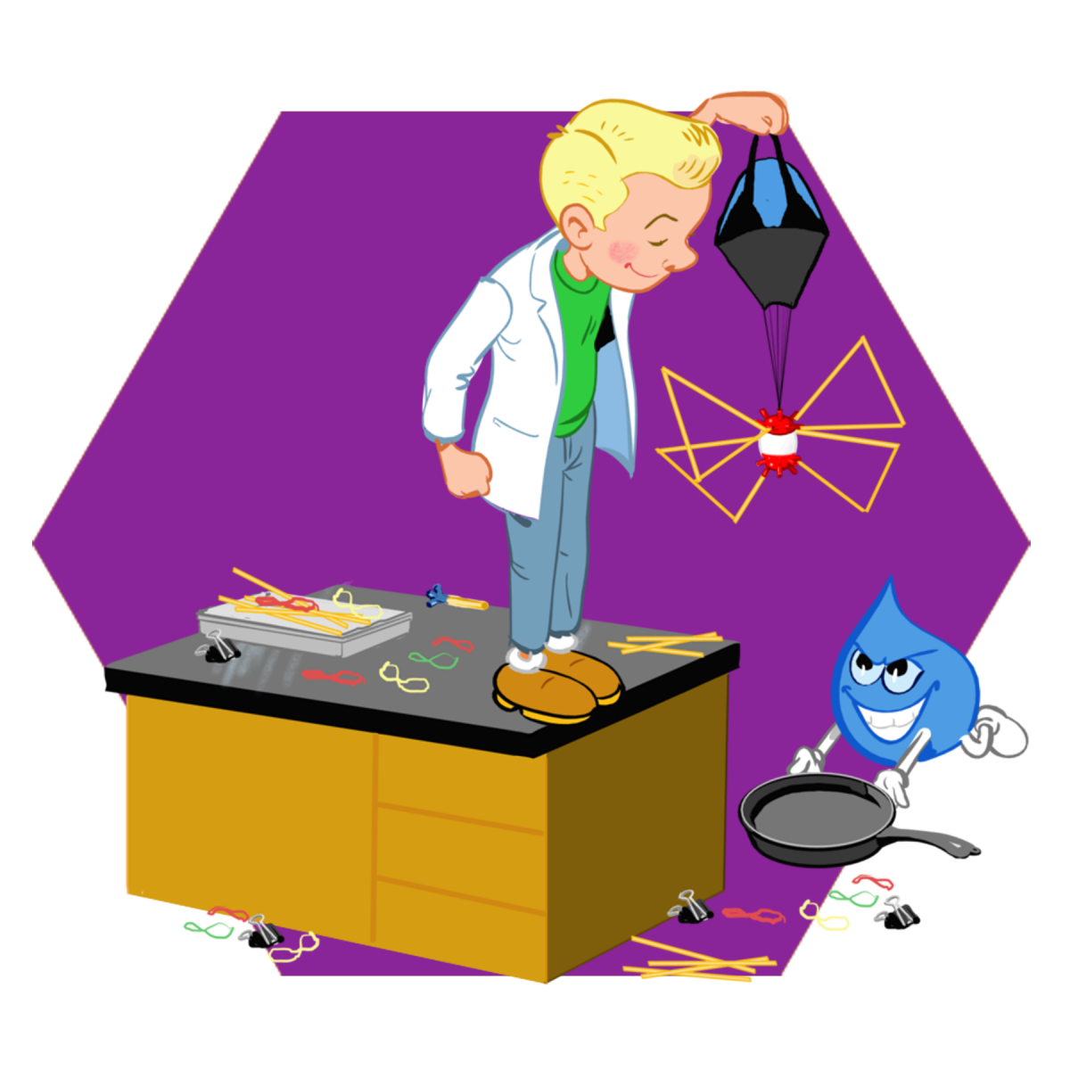 Egg drop parachute (British Columbia) - Profaqua